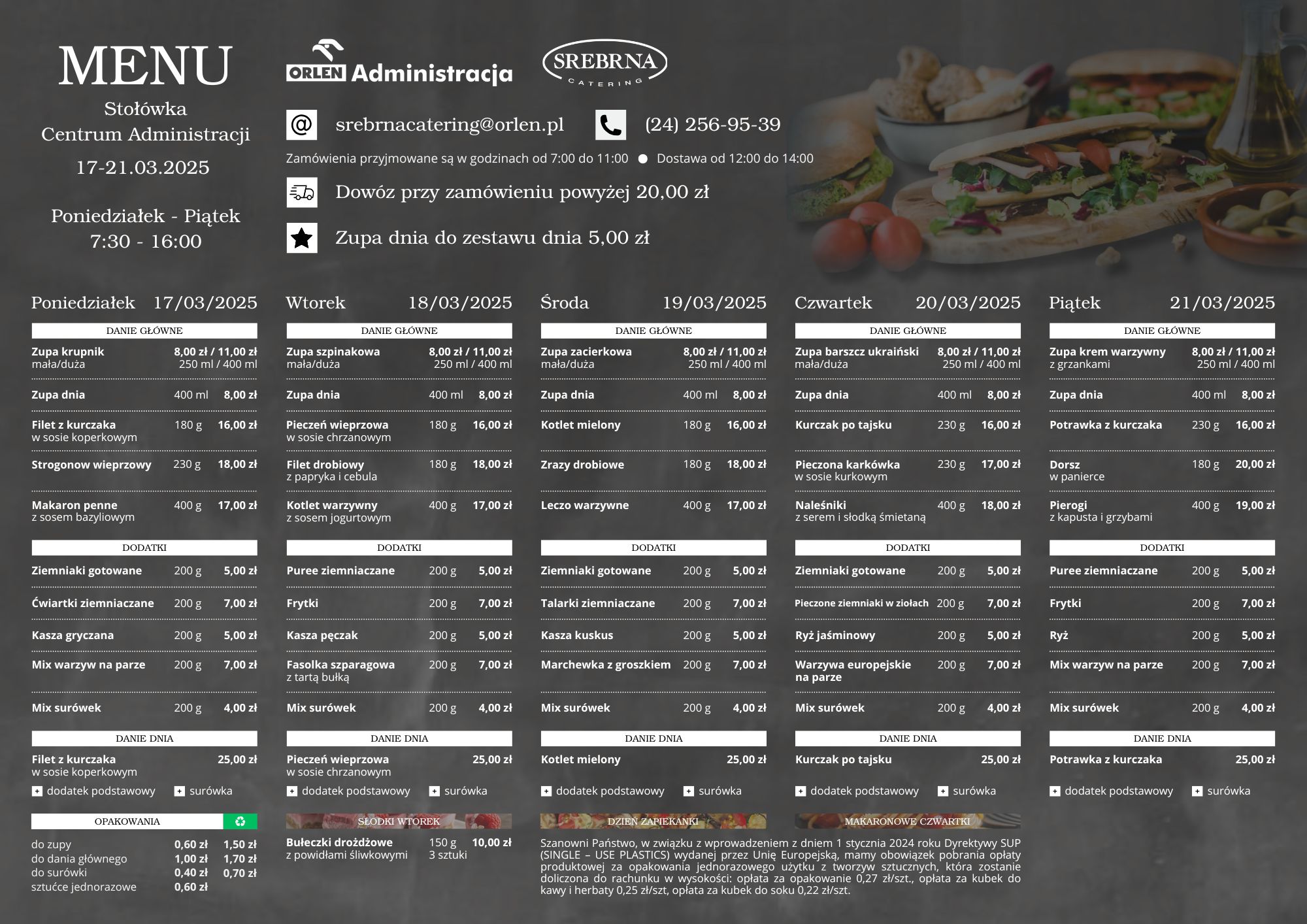 Usługi gastronomiczne i cateringowe